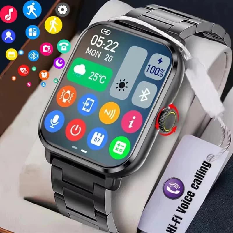 2.01" HD Smart Watch for Men & Women | Bluetooth Calls | Back from China