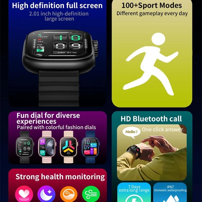 Full Touch Smart Watch for Men & Women | Back from China